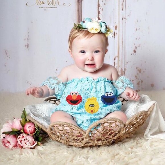 One Pieces | Sesame Street Dress Pastel Romper Elmo Clothes Outfit ...